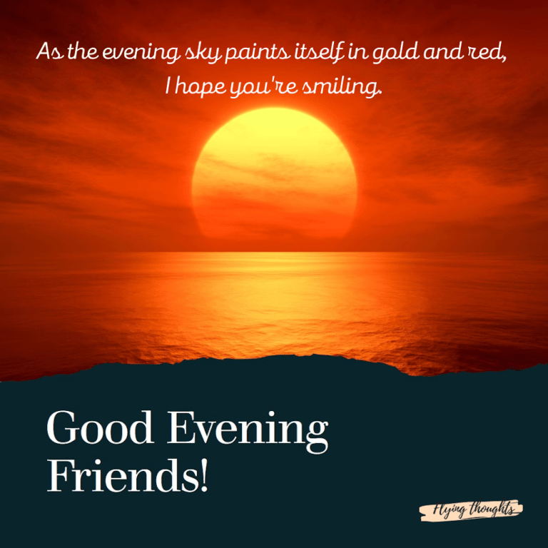 Good Evening Messages for Friends: Brighten Their Evenings