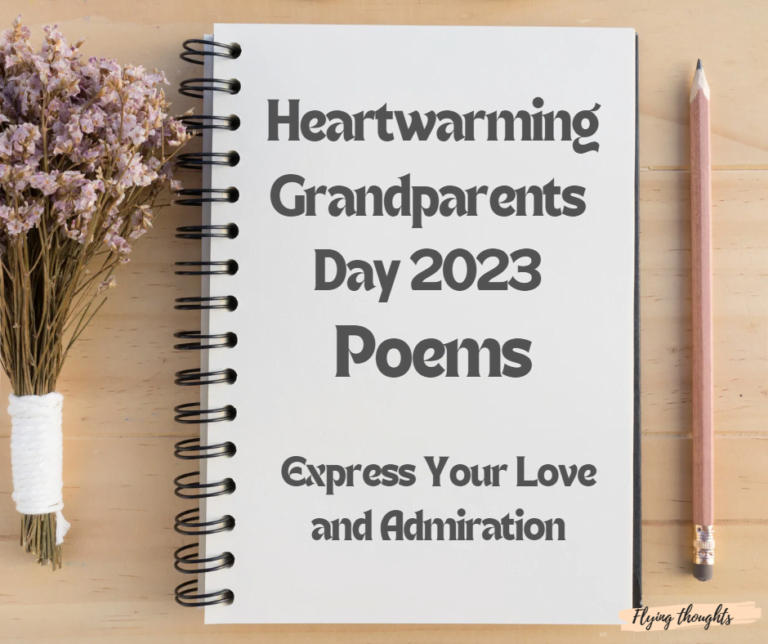 Heartwarming Grandparents Day 2023 Poems: Express Your Love and Admiration